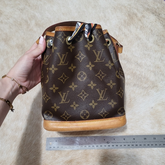 Louis Vuitton | Bags | Louis Vuitton Mini Noe Brown Monogram Top Handle ...